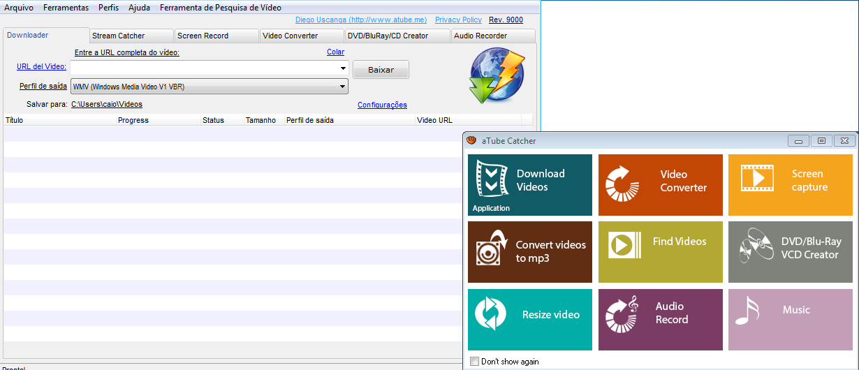 Web Sensacional: Como utilizar aTube Catcher