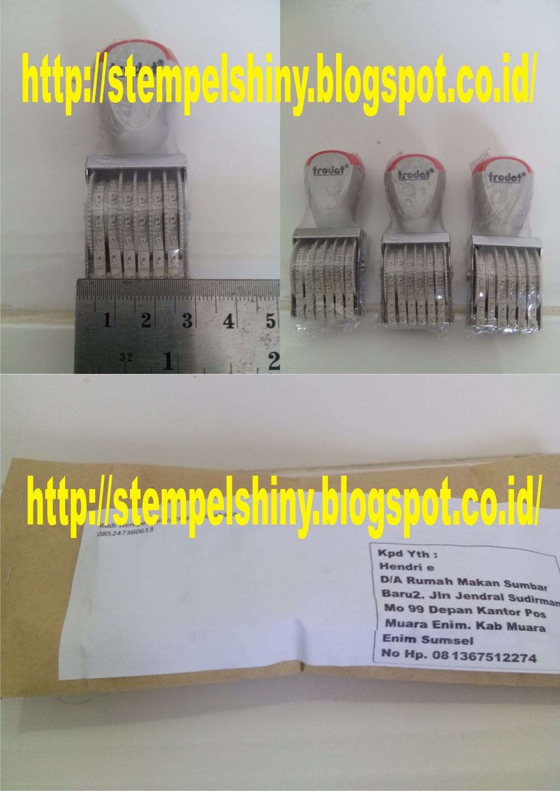 stempel shiny : trodat surabaya