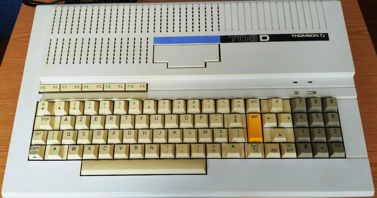 Retro Ordenadores Orty: Ordenador Thomson TO8D (1987)