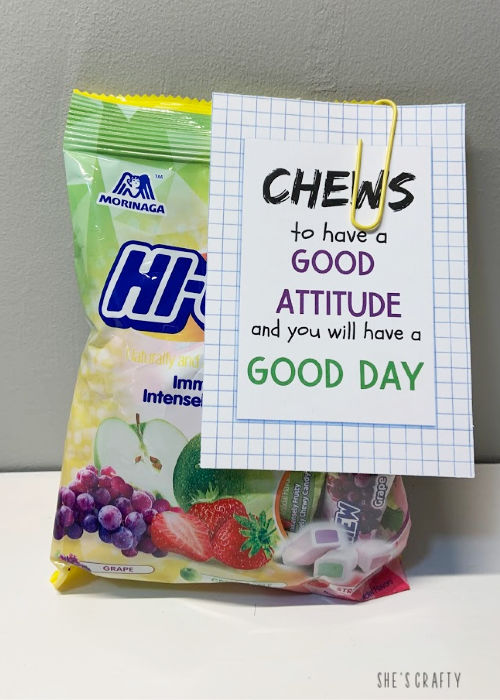 She's Crafty: Back to School Encouragement Treat Ideas