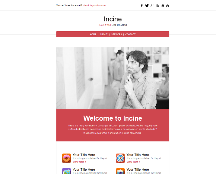 50+ Best Responsive Email Templates - Webprecis