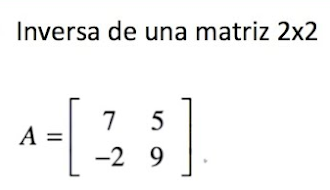 Calculando matriz inversa 3x3 python