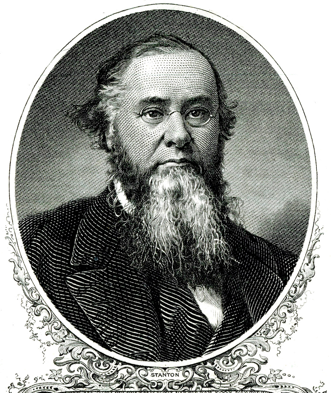 The Portrait Gallery: Edwin M. Stanton