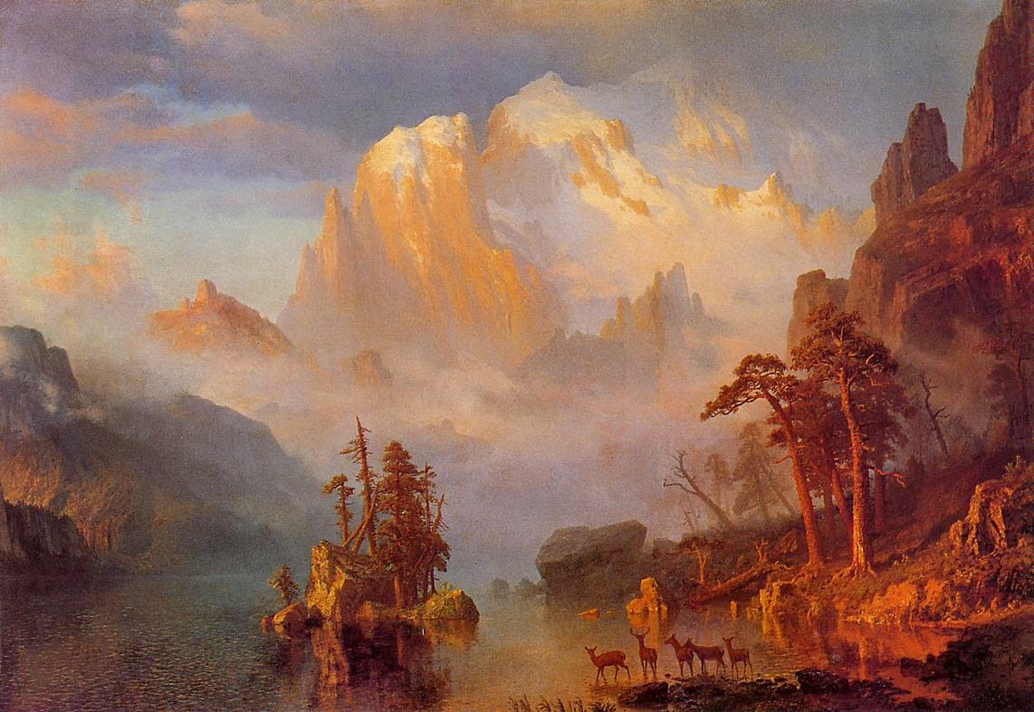 Albert Bierstadt (German-born American painter, 1830-1902) | Fine Art ...