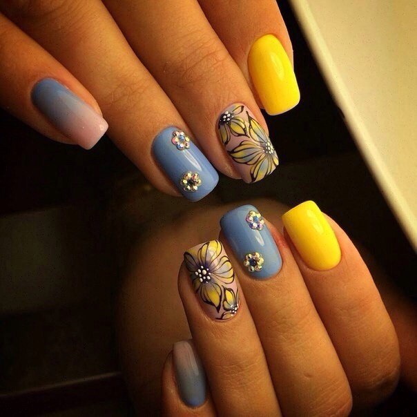 50 fascinating summer manicure ideas ~ Best Nail Art