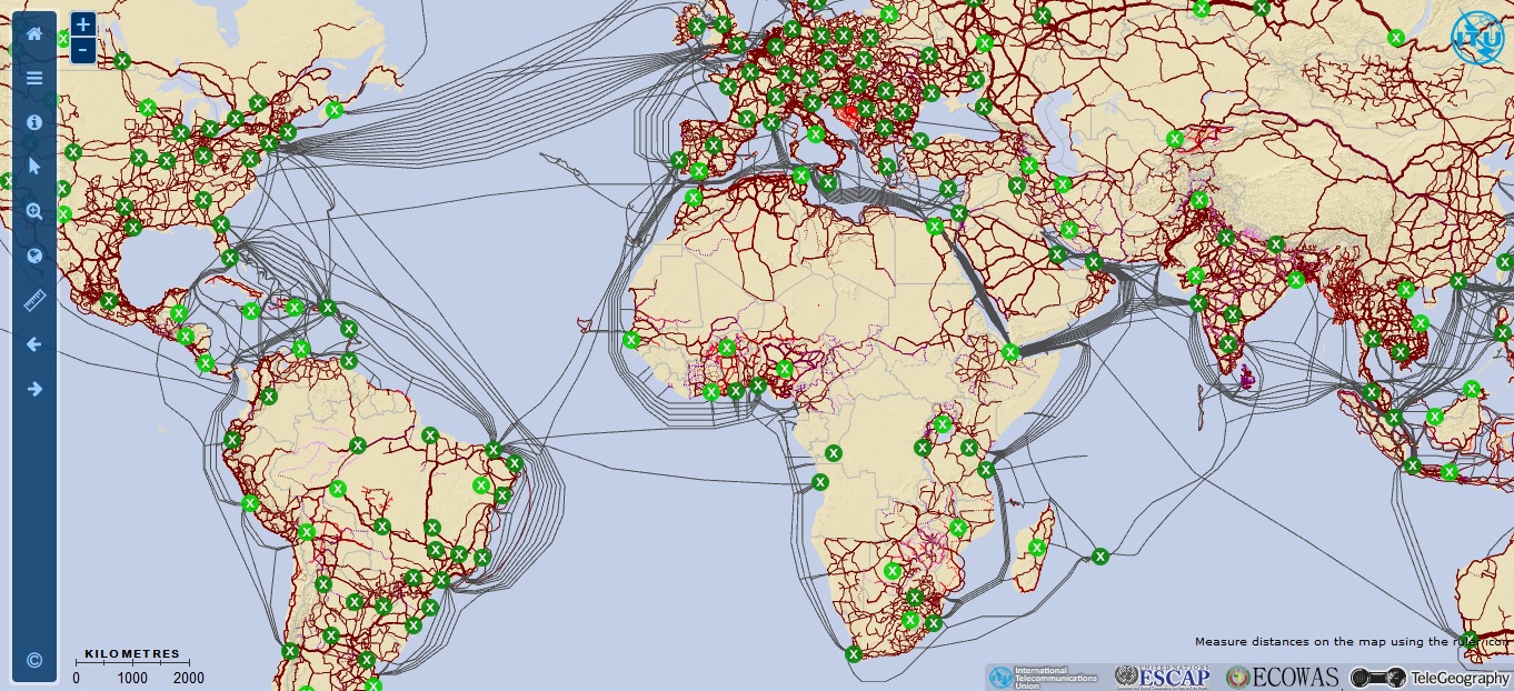 Cartographie numérique: Infrastructures numériques : un accès encore ...