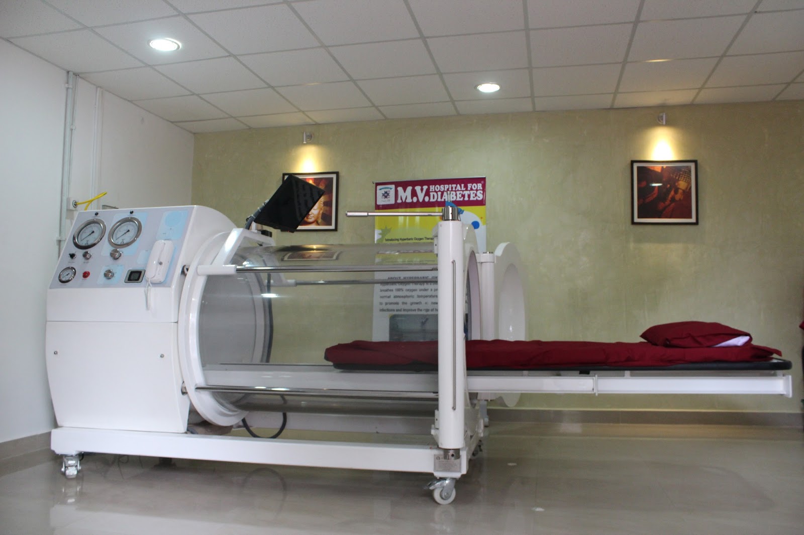 India. Affordable Hyperbaric Oxygen Therapy Chamber for Diabetic Foot ...