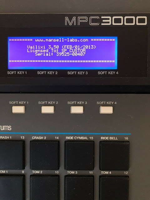MATRIXSYNTH: Akai MPC 3000 "SP Custom" by GhostInMPC