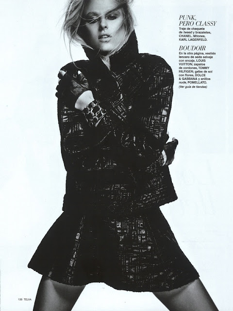 ELITE MODEL MANAGEMENT TORONTO : Sarah Jordan in Telva Magazine