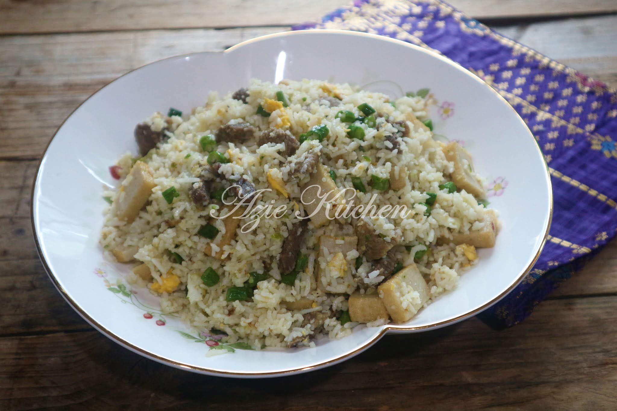 Nasi Goreng Daging Mudah Dan Sedap - Azie Kitchen