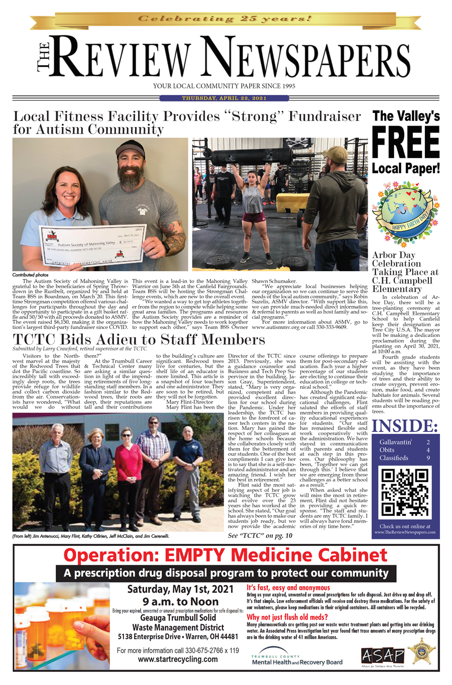 The Review Newspapers: 2021-04-18