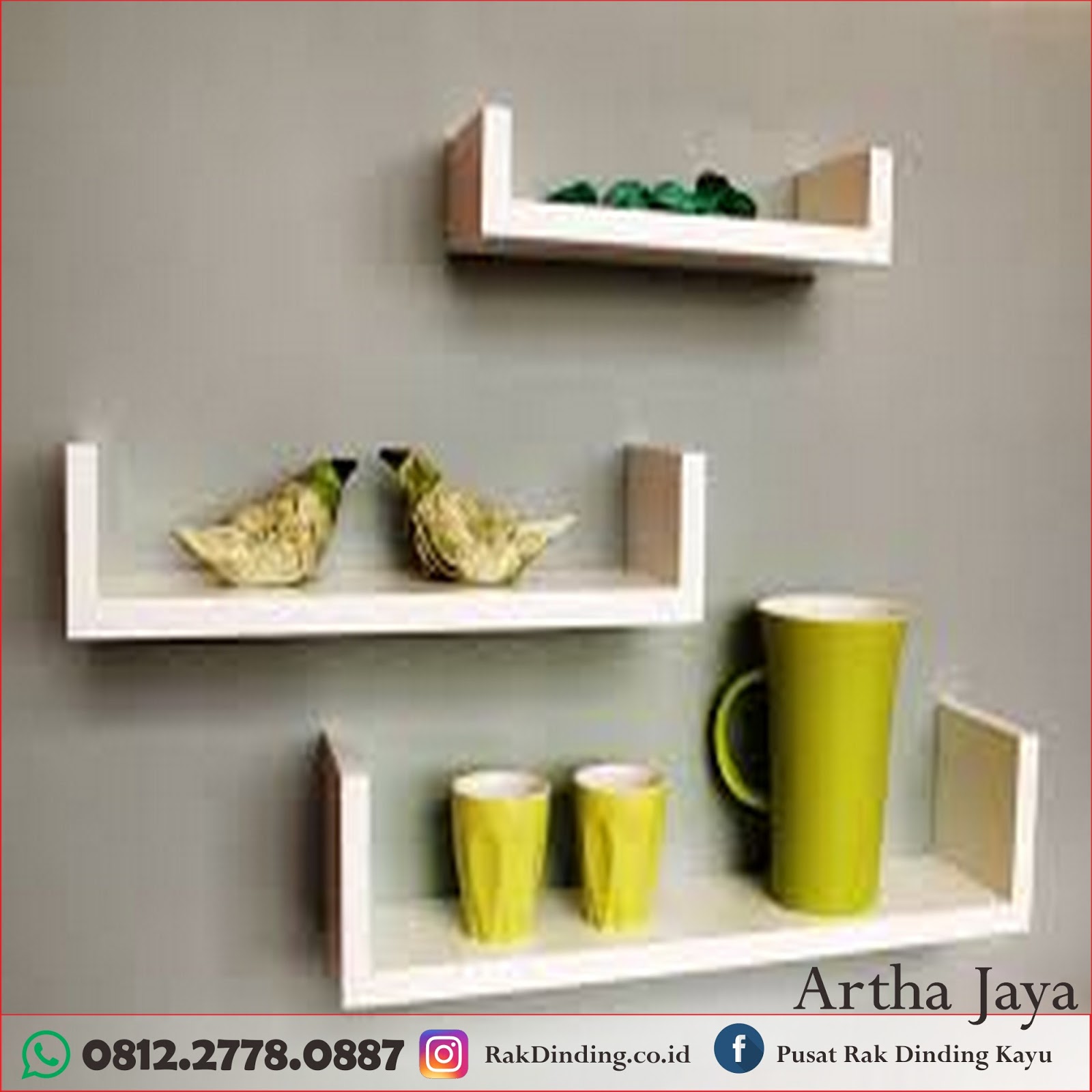 Rak Dinding Ambalan, Rak Dinding Dari Kayu, Rak Dinding Gantung, Rak ...