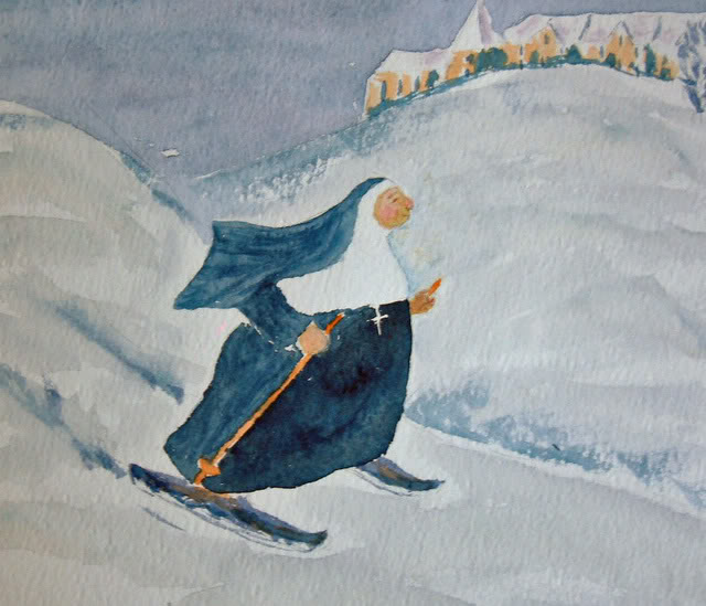 island life- in a monastery: FUN NUNS