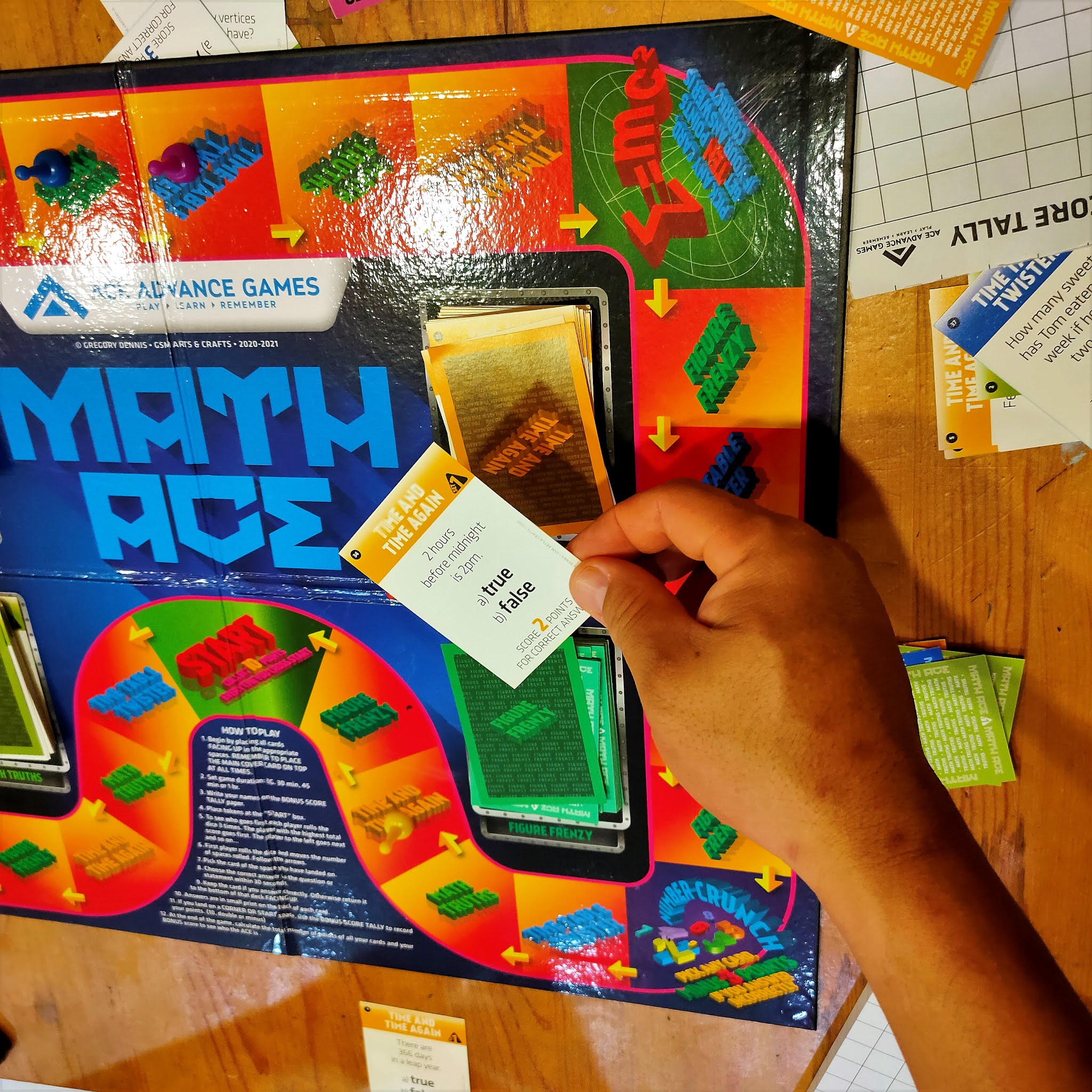 数学桌游 - Math Ace Board Game