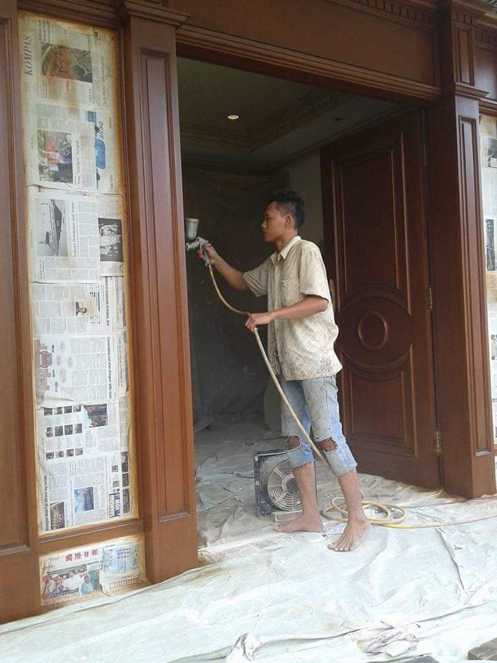 Cat Melamik - Jasa Tukang Cat Motif