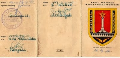 Sejarah KTP di Indonesia ~ Villa Gading Harapan RT.002 RW.025