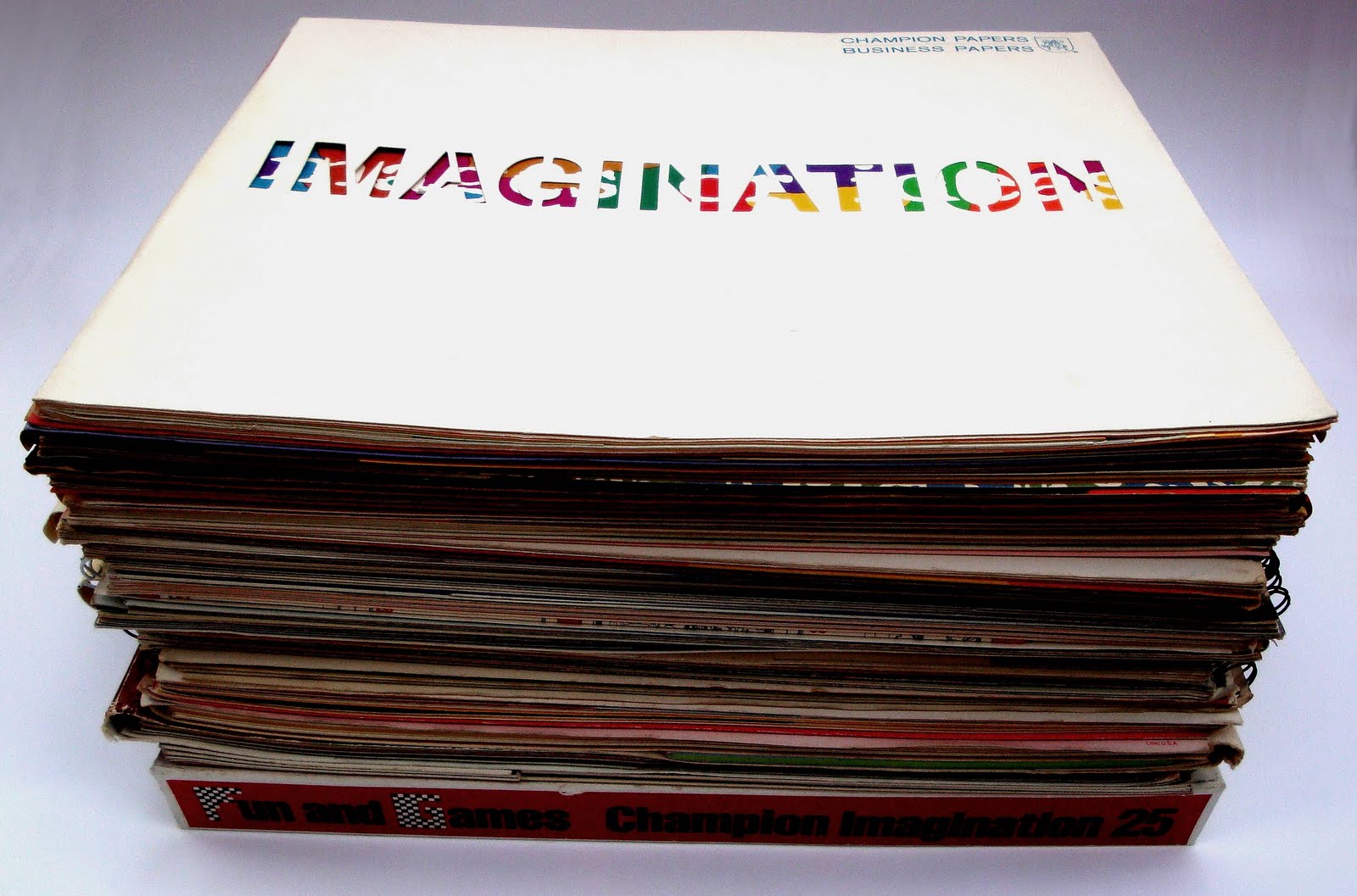 Past Print: Imagination 1 / Office papers / 1963 / Champion Papers