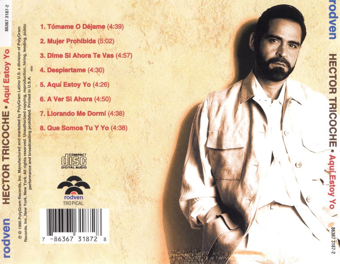 SALSA VIDA: 1995 Hector Tricoche - Aqui Estoy Yo