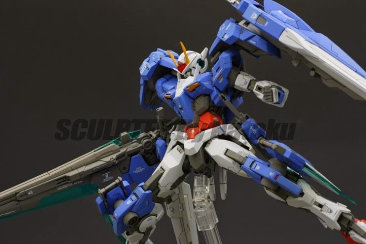Custom Build: MG 1/100 00 Raiser + Seven Sword "Perfect Grade Detailing ...