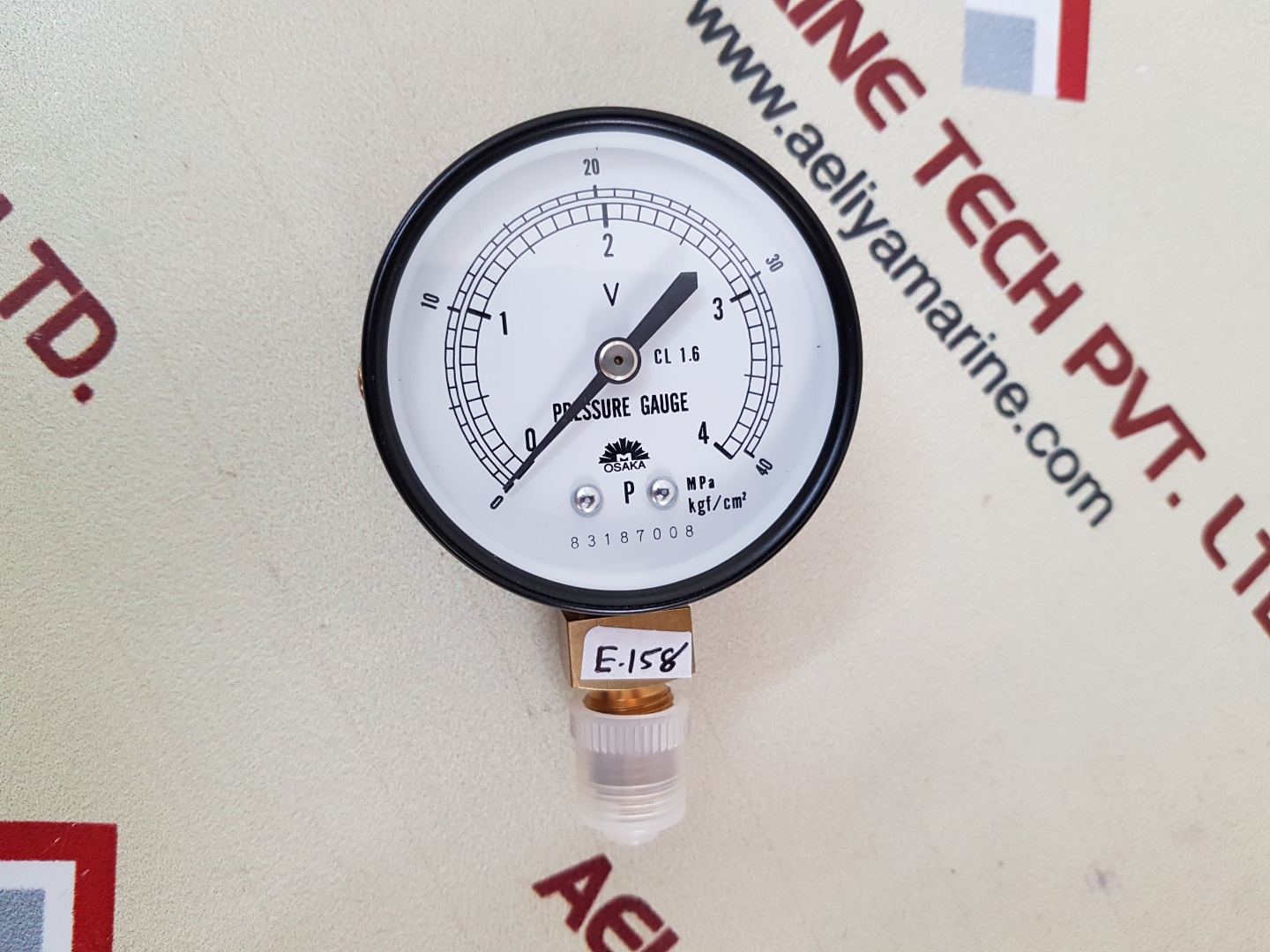 OSAKA STANDARD PRESSURE GAUGE 0-40 MPA - Aeliya Marine
