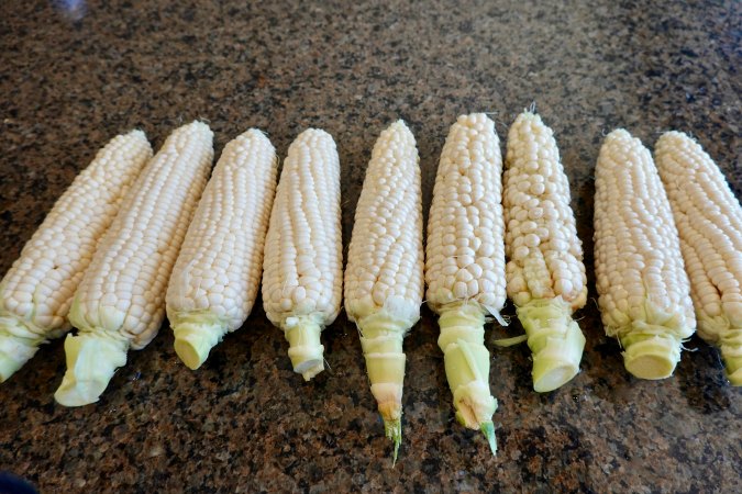 Fresh Corn Soup with Seared Scallops | Karen's Kitchen Stories