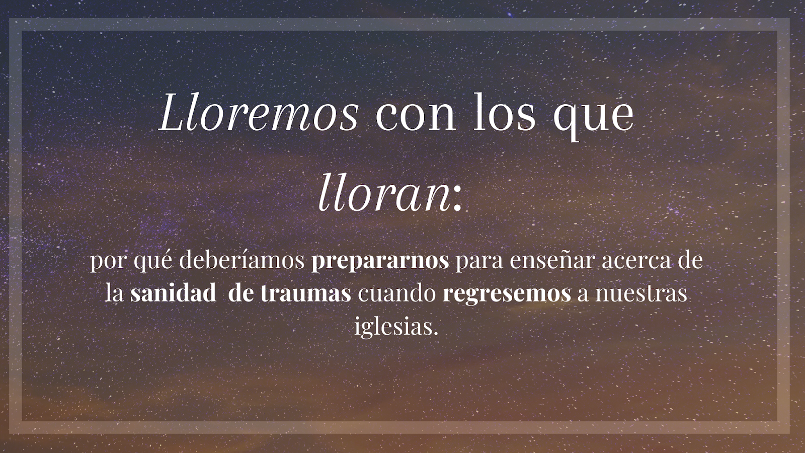 La Tinta de mi Pluma: Lloremos con los que lloran.