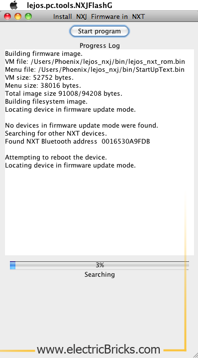 Minimalist Soft: LEJOS NXT MAC