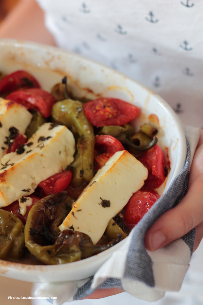Feta al forno - La cucina spontanea - ricette, fotografie e parole
