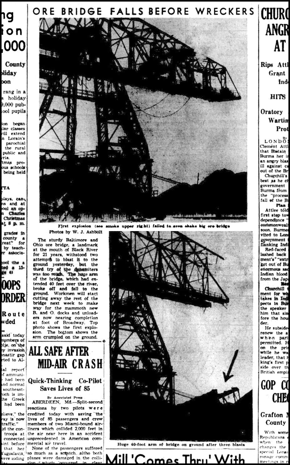 Brady's Bunch of Lorain County Nostalgia: Lorain’s B&O Ore Bridge Comes ...