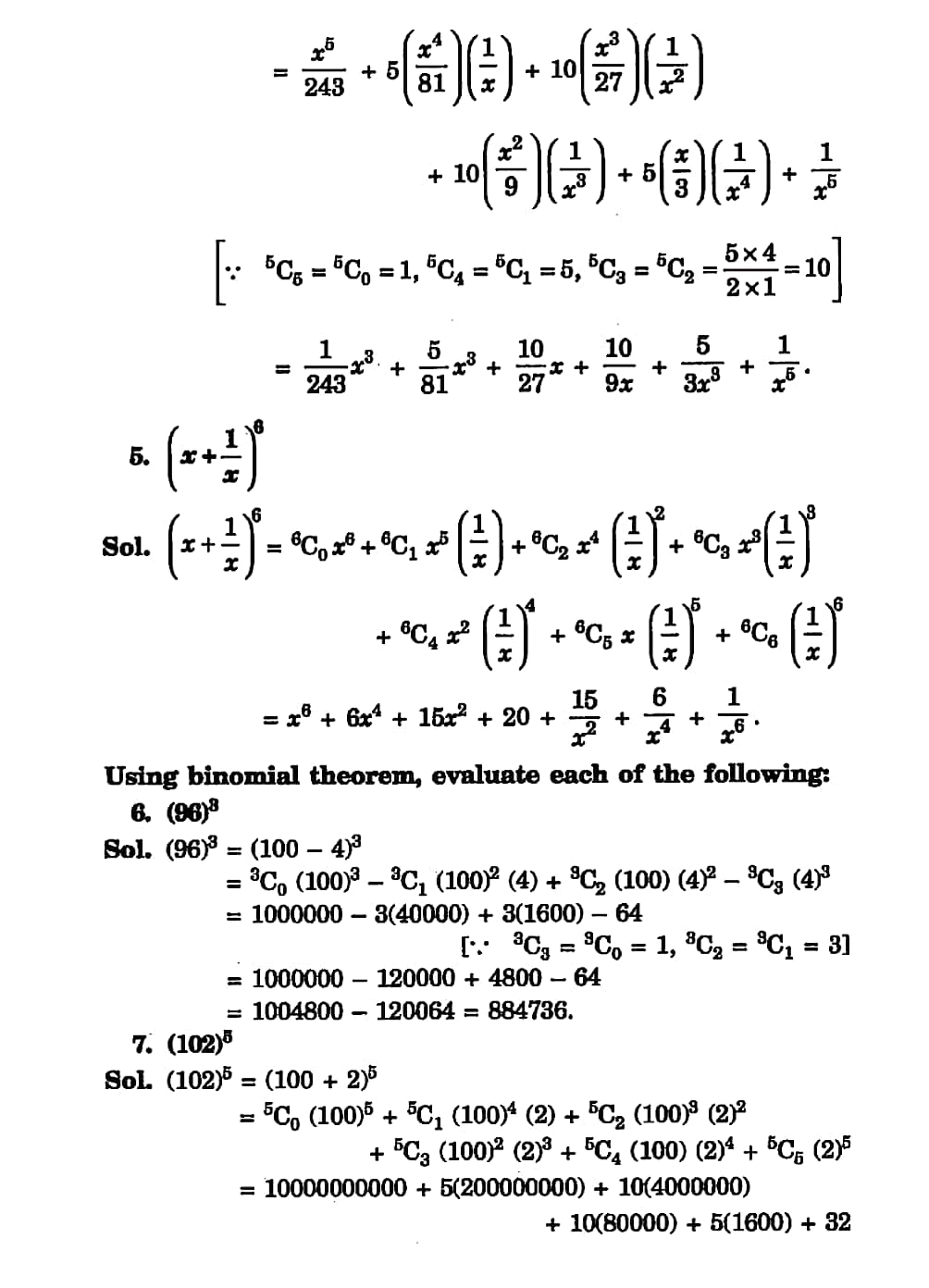 Binomial theorem class 11 math - Studypur