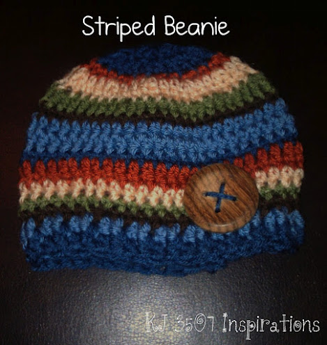 A Place of My Very Own: Multicolored Striped Hat