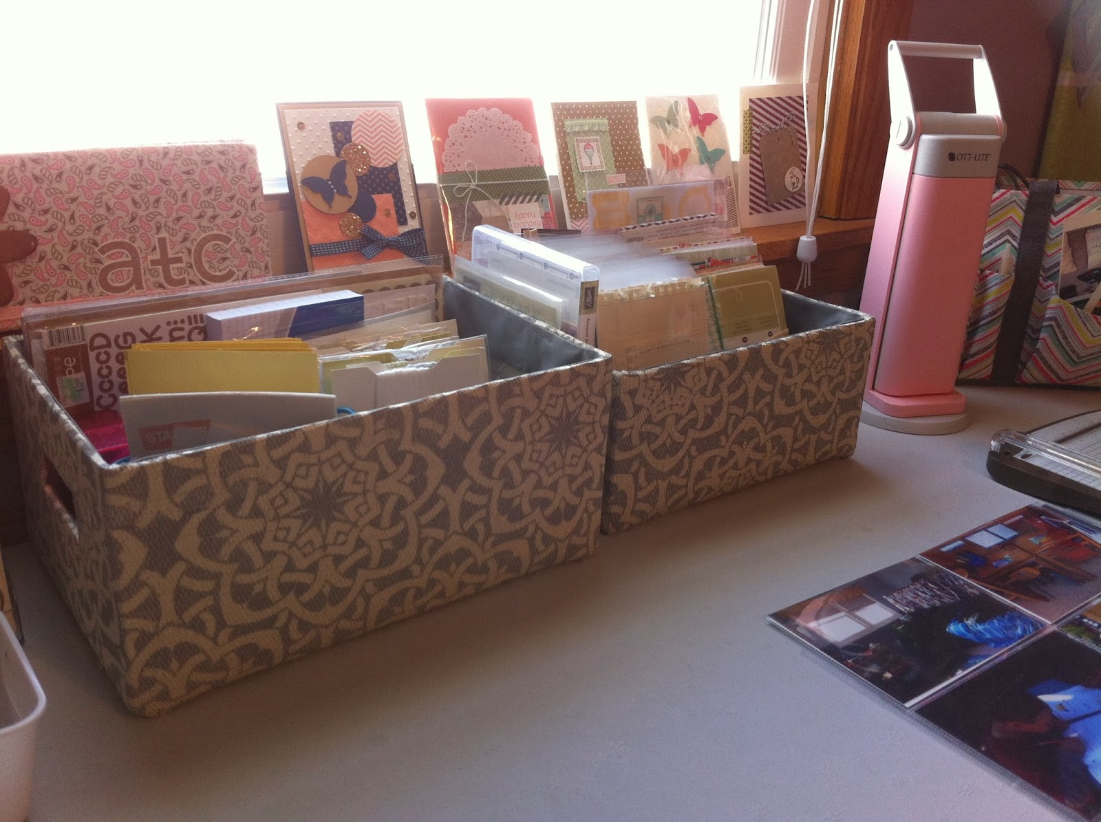 Organizing My 2014 Scrapbooking Area - Simple Affordable Crafting