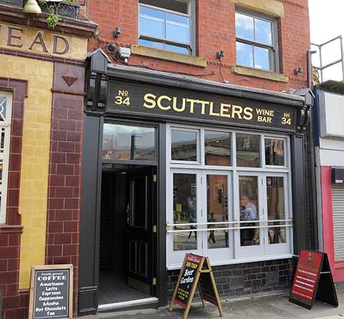 Scuttlers Wine Bar Manchester - Britain All Over Travel Guide