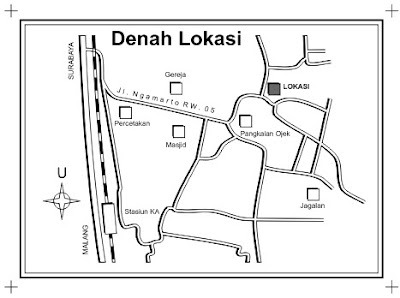 Membuat Peta Denah Lokasi Dengan Bantuan Google Map