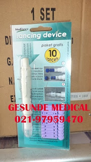 Alat kesehatan Grosir: Pen Lancet Medilance (Lancing Device)