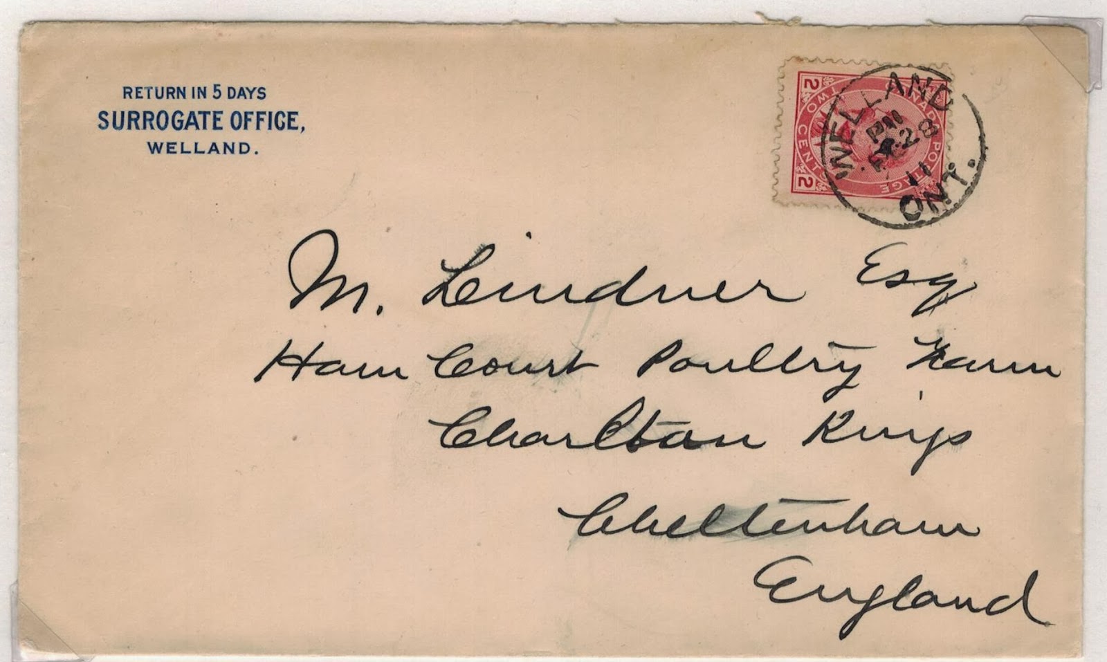 Postal History Corner: 6. United Kingdom and Empire/Commonwealth Letter ...