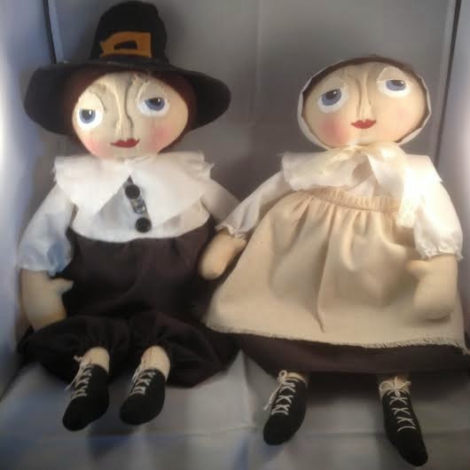 Scrap-n-Sew Granny: Pilgrim Dolls