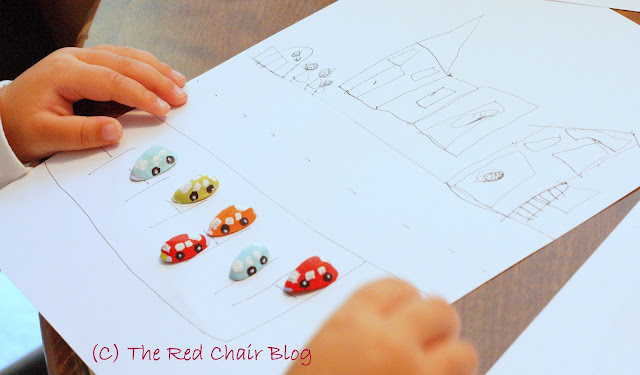 The Red Chair Blog: Painted Pistachio Shell Cars & A Free Printable