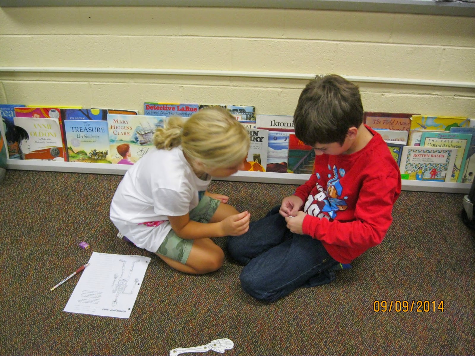 Ms. Underwood's Class: MATH - MR. BONES PUZZLE