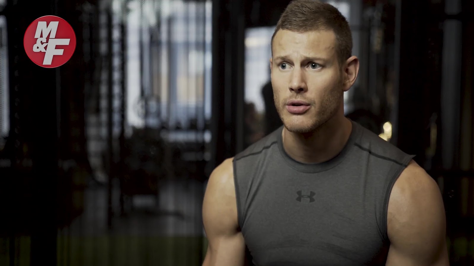 ausCAPS: Tom Hopper shirtless in Muscle & Fitness photoshoot