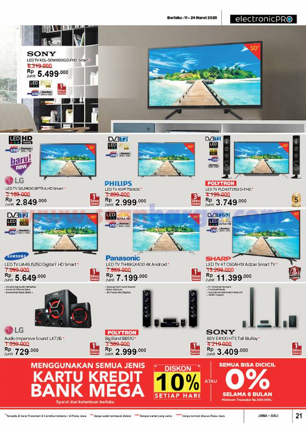 √ Katalog CARREFOUR Promo Elektronik 25 Maret - 7 April 2020
