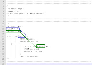 sharing: Query Paging Using SQL Server