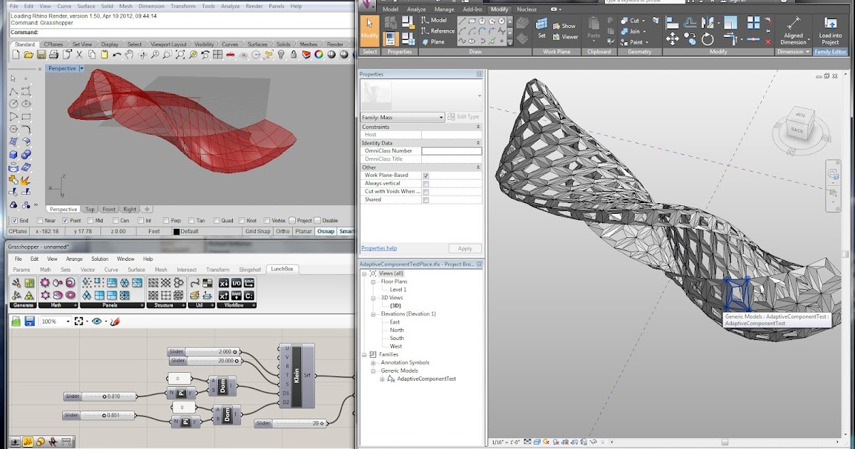 The Proving Ground by Nathan Miller: Revit API: Adaptive Components