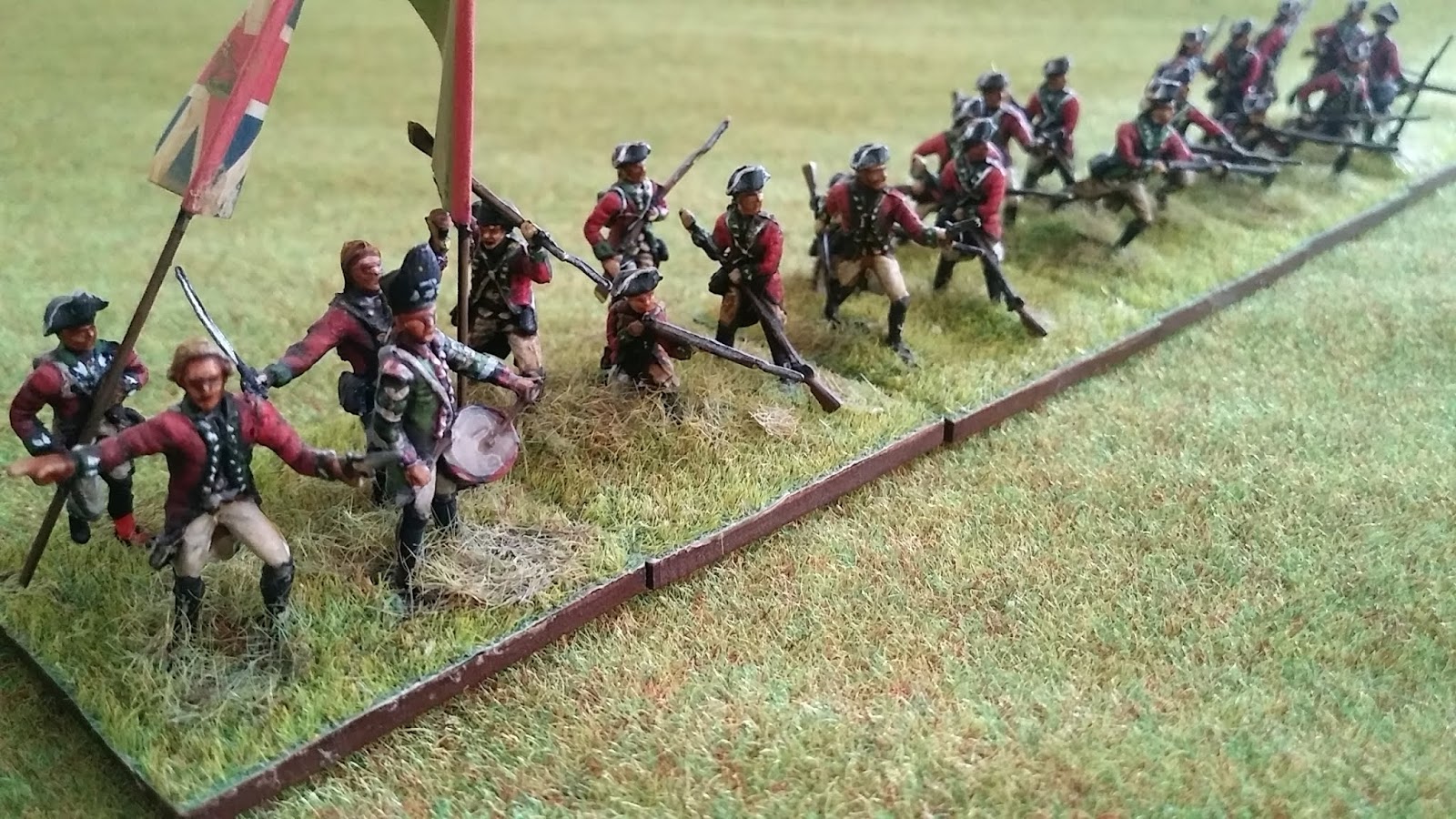 modelling AWI: 1/72 British Regiment (green color)