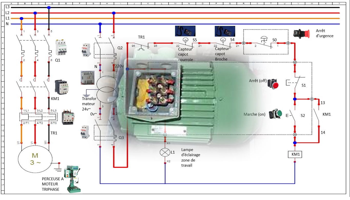 Les moteur asynchrone triphasé et leurs démarrages(direct-étoile triangle-statorique)