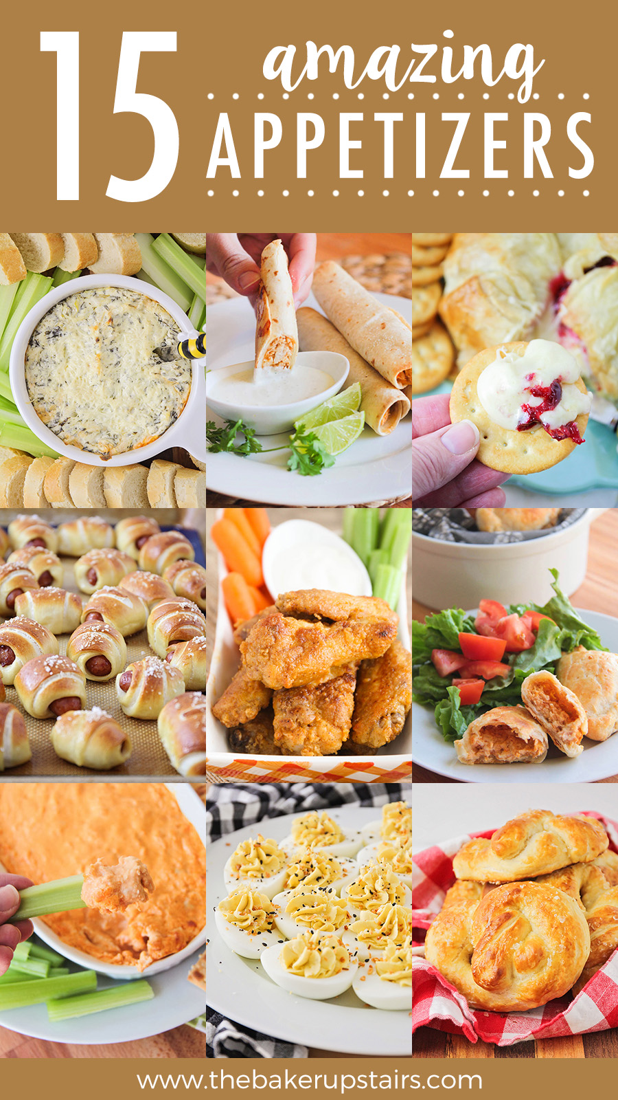 15 Amazing Appetizers - The Baker Upstairs