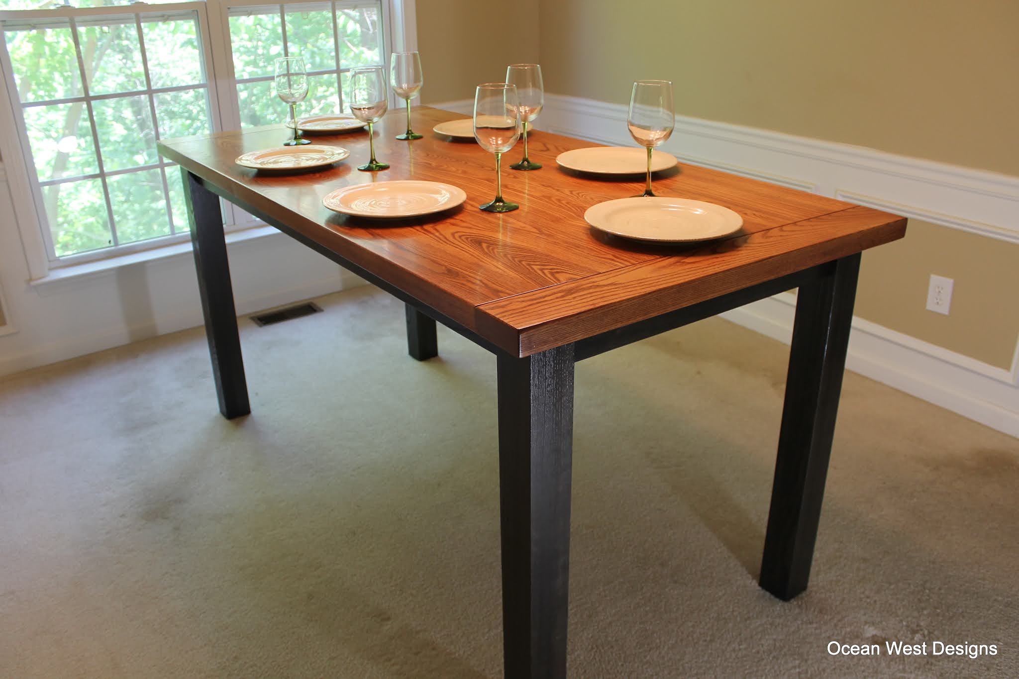Ocean West Designs: "CHARLESTON" Parsons Table