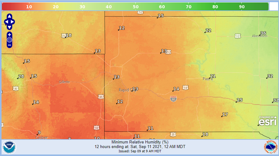 South Dakota Fire Weather