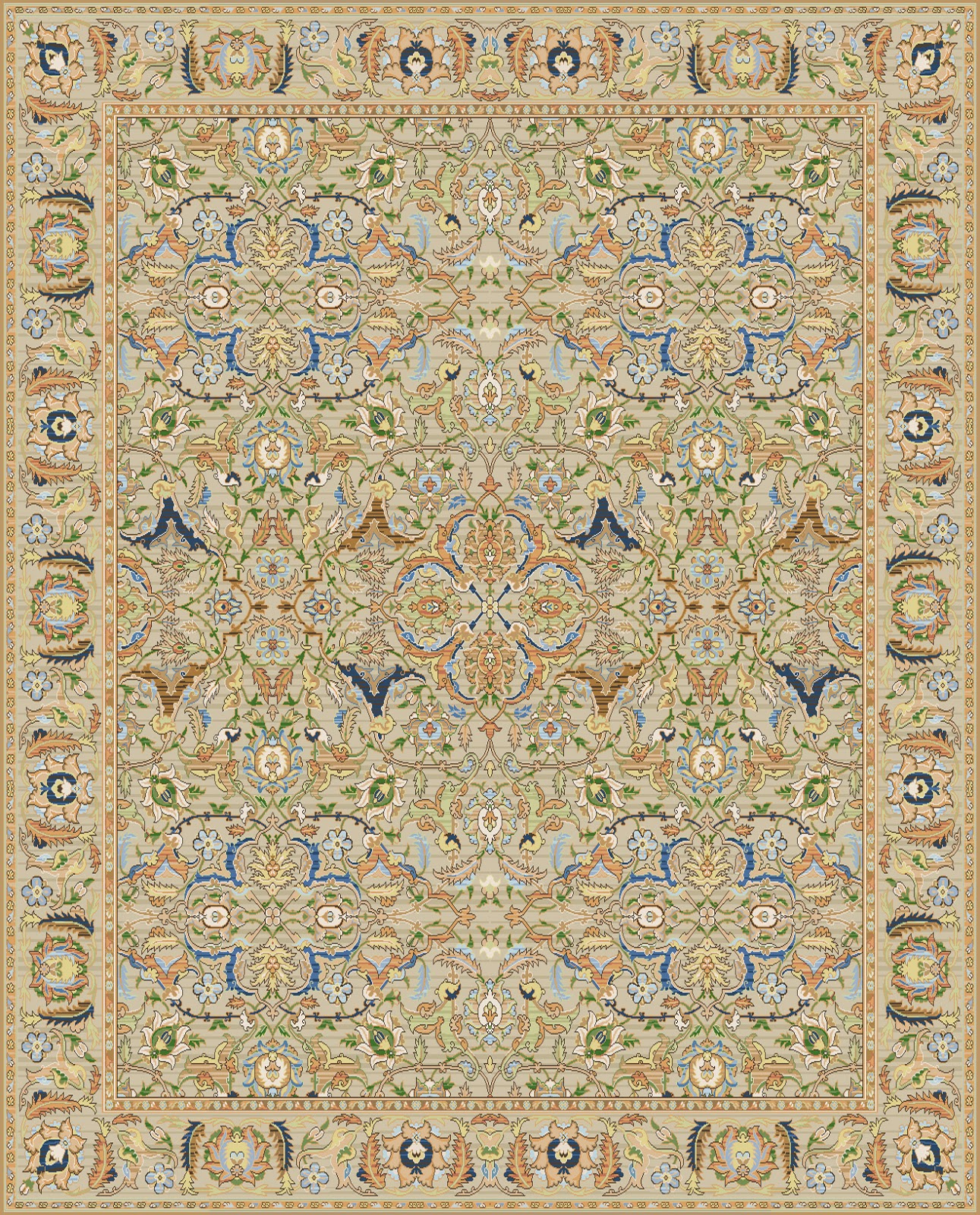 Working with Berdj Abadjian: Polish carpet design