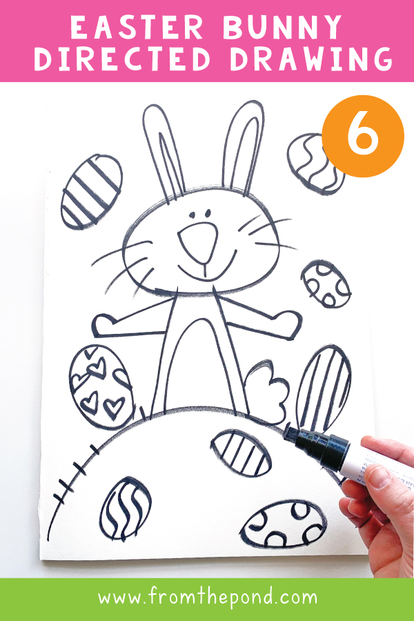 How To Draw An Easter Bunny Step By Step